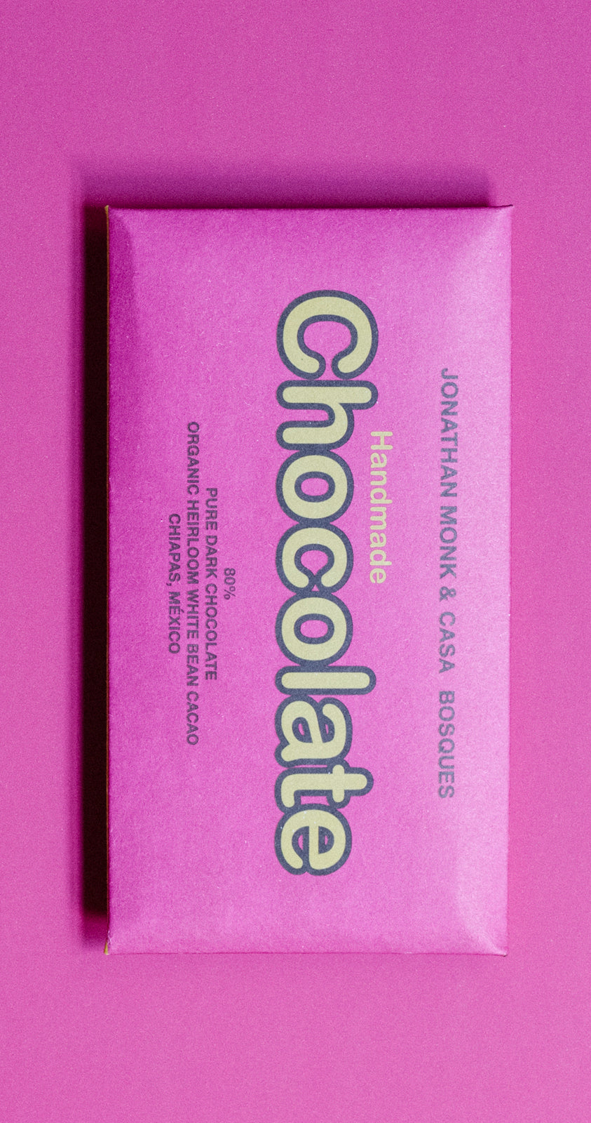 JONATHAN MONK - DARK CHOCOLATE – Casa Bosques Chocolate